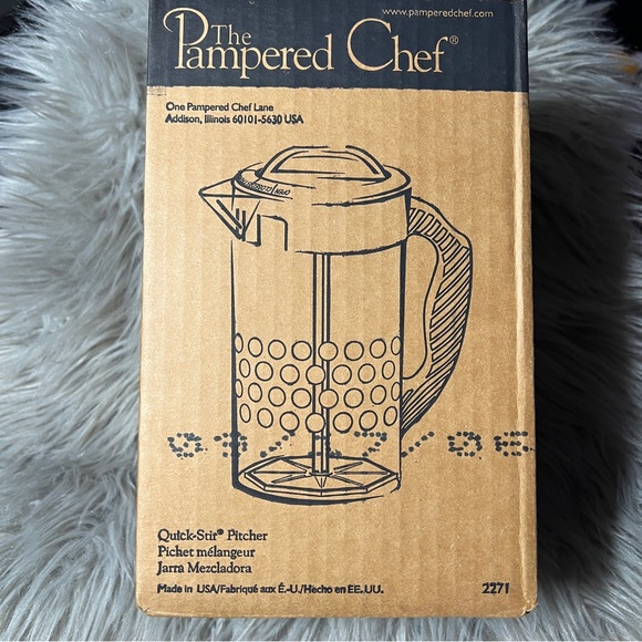 Pampered Chef | Kitchen | Pampered Chef Quickstir Pitcher Clear | Poshmark